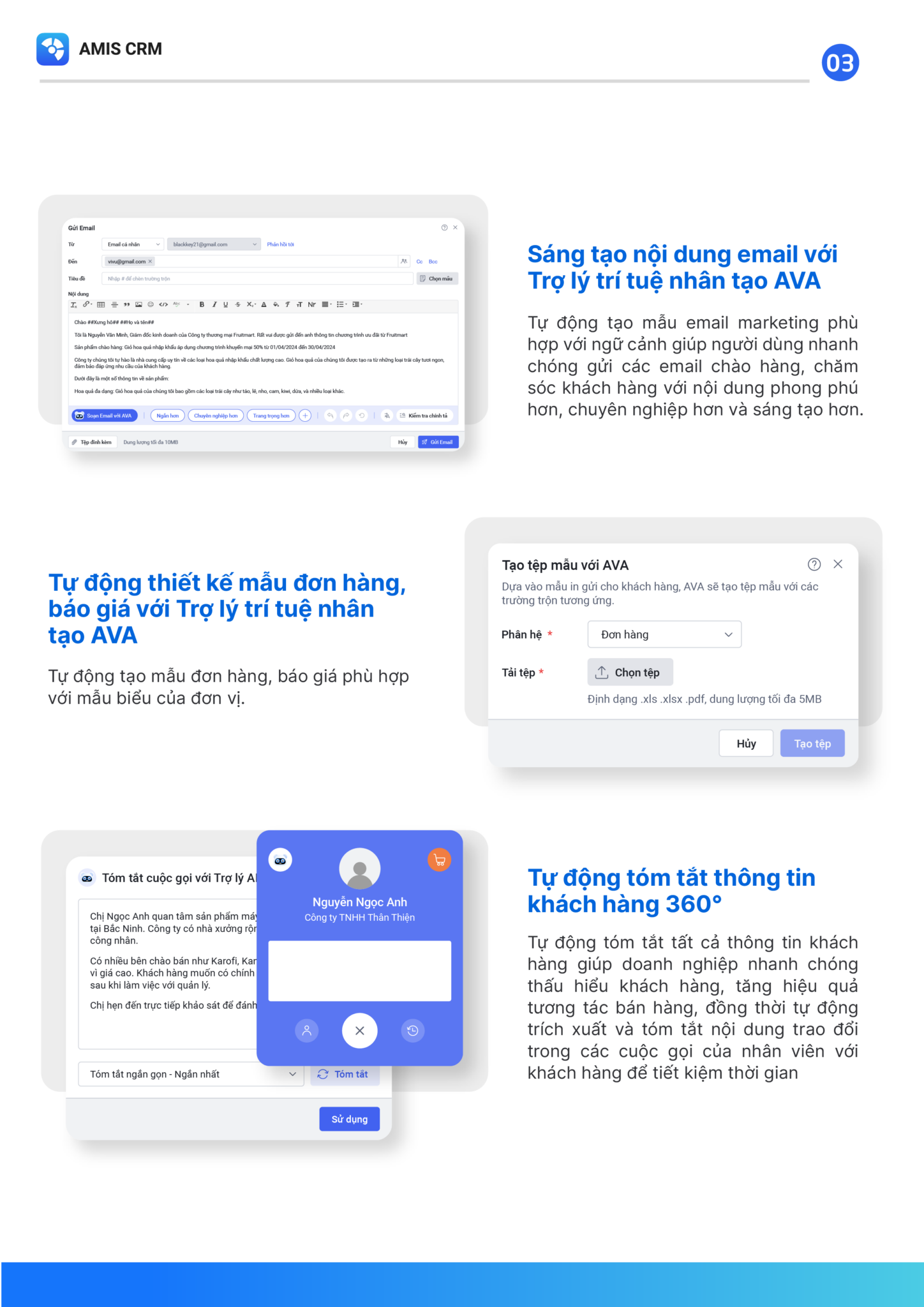Tính năng nổi bật của phần mềm quản lý bán hàng MISA AMIS CRM - HELP AMIS CRM